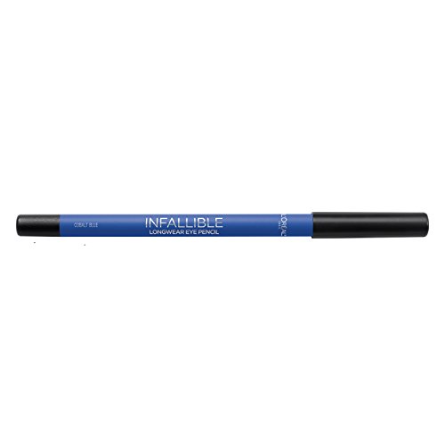 L’Oréal Paris Makeup Infallible Pro-Last Pencil Eyeliner, Waterproof and Smudge-Resistant, Glides on Easily to Create any Look, Cobalt Blue, 0.042 oz.