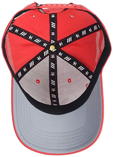 adidas Originals Men's Originals Beacon II Precurve Snapback, Scarlet/White, One Size