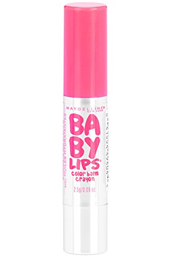 Maybelline New York Baby Lips Color Balm Crayon, Pink Smooch, 0.09 oz.