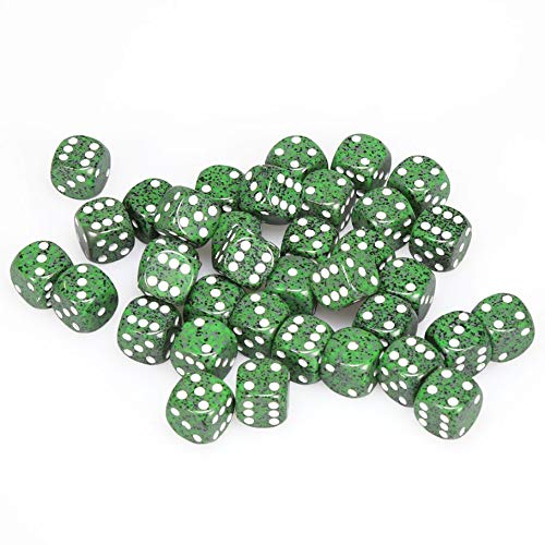 DND Dice Set-Chessex D&D Dice-12mm Speckled Recon Plastic Polyhedral Dice Set-Dungeons and Dragons Dice Includes 36 Dice β D6 (CHX25925)