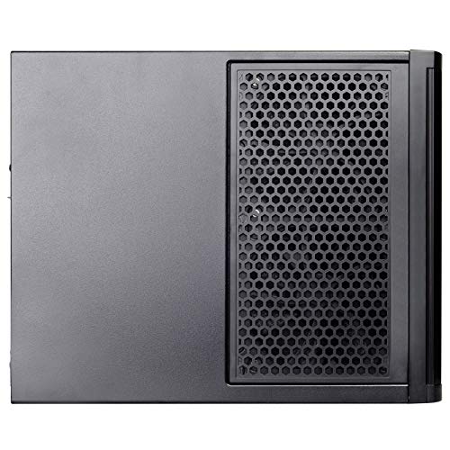 SilverStone Technology Premium Mini-ITX/DTX Small Form Factor NAS Computer Case, Black (DS380B)