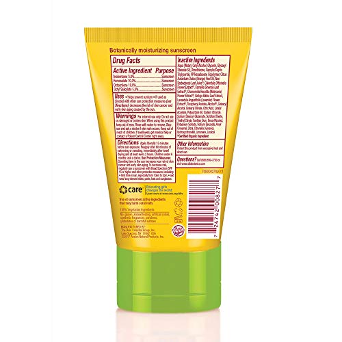 Alba Botanica Green Tea Hawaiian SPF 45 Sunscreen, 4 oz. (Pack of 2)