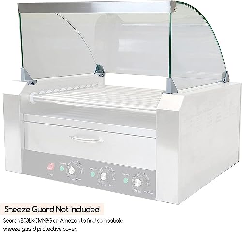 hotdog roller grill Commercial Hot Dog Roller Snack Equipment, Warming Cabinet Hot Dog Maker Sausage Maker, Stainless Steel For Making Hot Dog Sausages Bratwurst