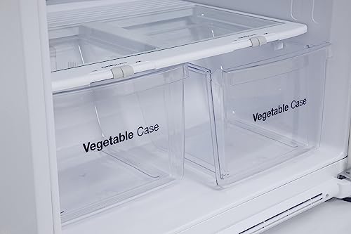Winia WTE18HSWMD 18 Cu. Ft. Top Mount Refrigerator With Factory Installed Ice Maker - White