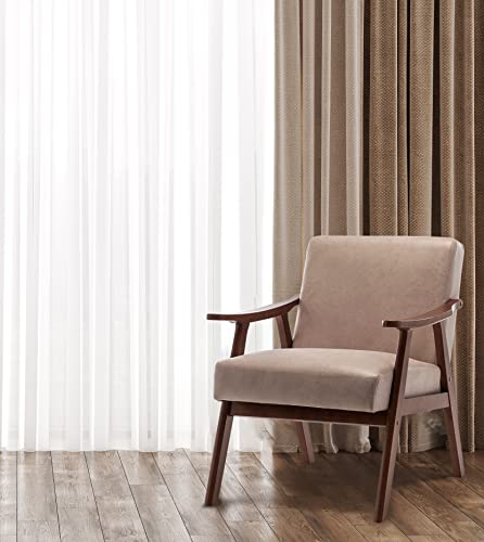 Container Furniture Direct Accent Chair with Microfiber Upholstery and Solid Wood Frame, Classic Mid-Century Modern Living Room Furniture for Extra Seating, Light Camel