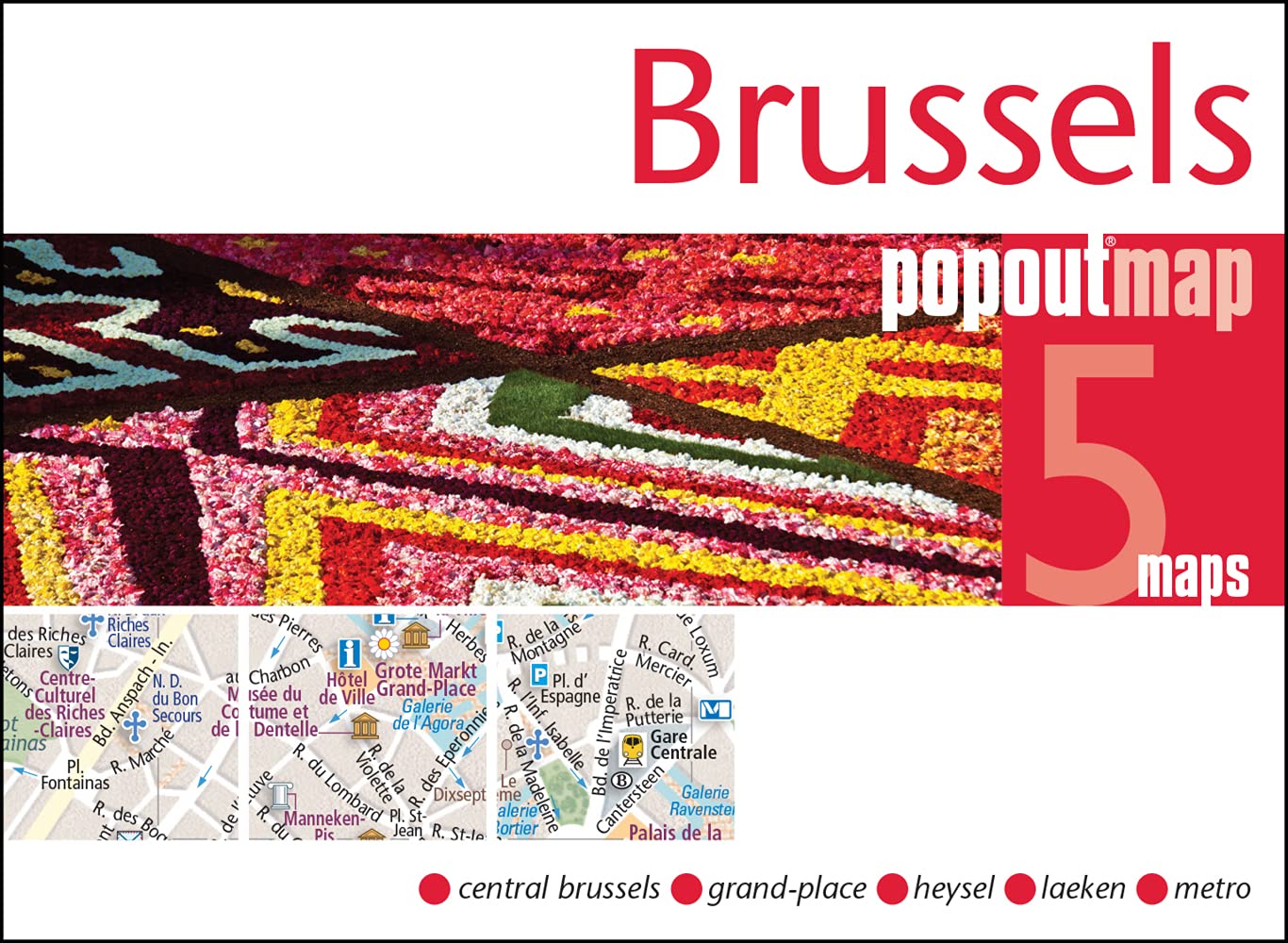 Brussels PopOut Map (PopOut Maps)