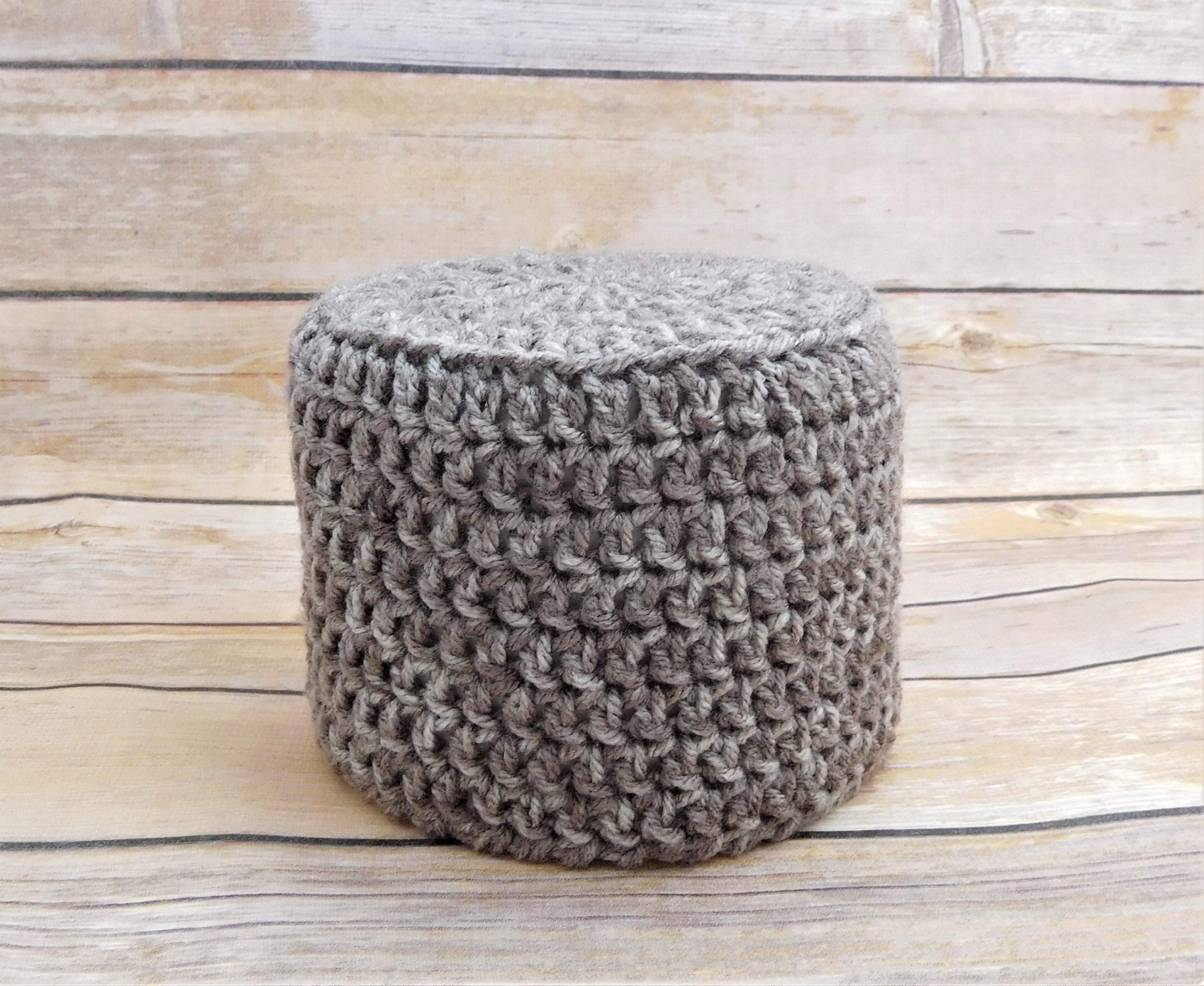 Crochet Toilet Paper Cover, Mega Roll Size - Toilet Paper Cozy - Walnut Stonewashed