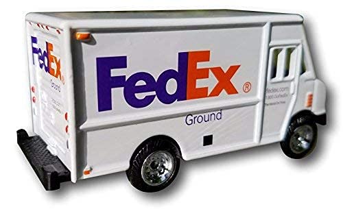 FedEx Ground Miniature Delivery Truck - 3" Length - Scale 1:64 - Gauge S - Sold as a Display or Collectable Item, Not as a Child's Toy