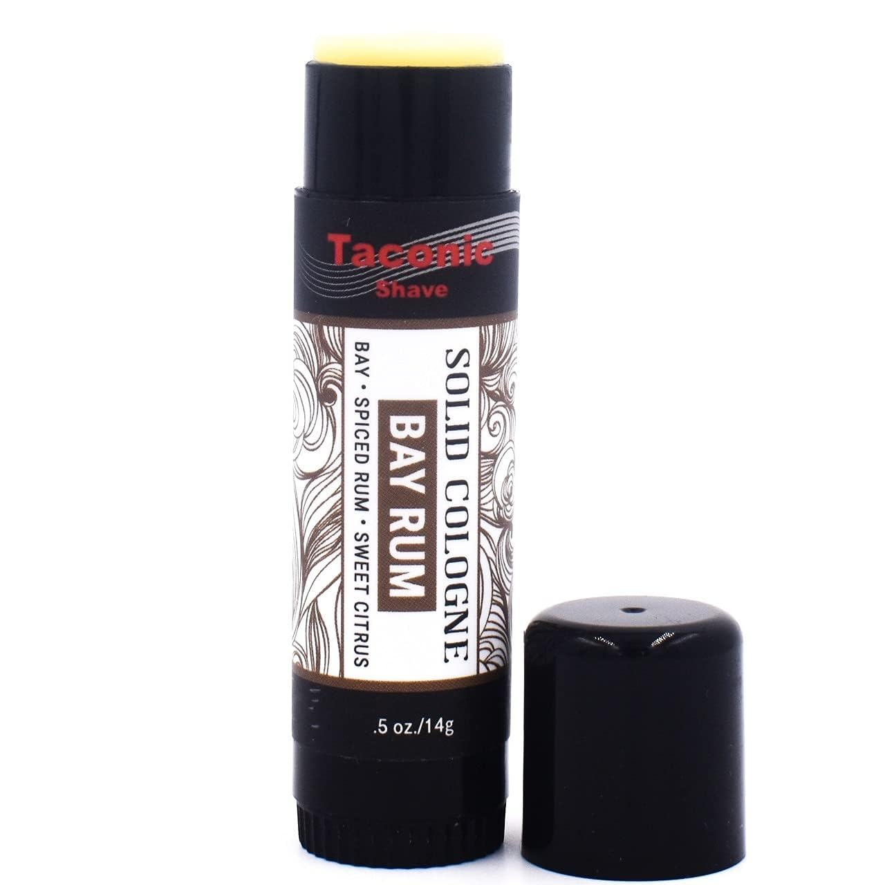 Taconic Shave All-Natural Bay Rum Scent Men's Solid Cologne – Portable and Easy to Apply - Artisan Made in the USA