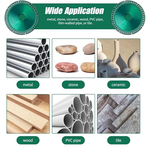 Angle Grinder, Indestructible Disc 2.0 - Cut Everything in Seconds, 2024 Upgrade Indestructible Disc for Angle Grinder 7/8 inch,Diamond Metal Cutting Disc for Angle Grinder(3Pcs)