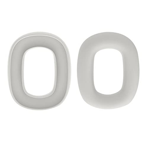 CONVELIFE Replacement Soft Silicone Ear Pads Internal Earpads Cushions Protectors Covers Accessories Compatible with Apple AirPods Max Headphones - White