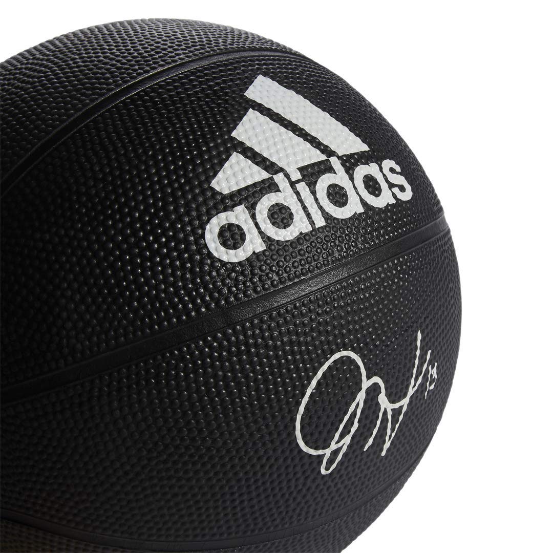 Adidas James Harden Signature Basketball, Black, Size 7
