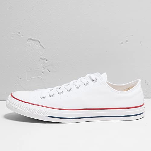 Converse Unisex Chuck Taylor All Star Low Top Optical White Sneakers - 5 B(M) US Women / 3 D(M) US Men