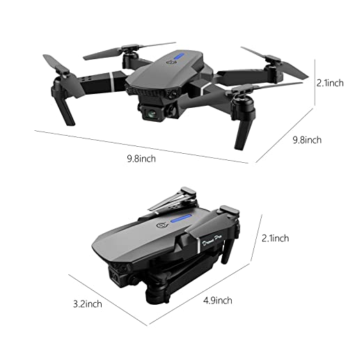 Firzero Drone with Dual 1080P HD Camera, Foldable RC Quadcopter Drone for Beginners/Adults/Kids, Intelligent Aircraft with WiFi FPV Live Video, One-Key Return, Altitude Hold