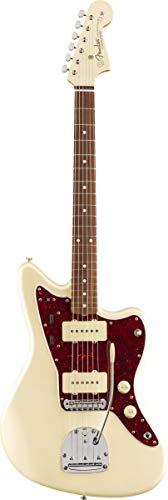 Fender Vintera 60s Jazzmaster Electric Guitar, with 2-Year Warranty, Olympic White, Pau Ferro Fingerboard