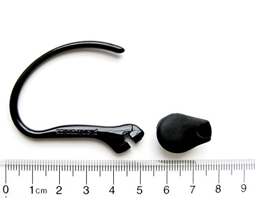 Replacement Set 2 Earhooks with Metal Pins and 2 Eartips Adapters Compatible with Plantronics M50 M24 M20, Voyager 520 521 835, Explorer 220 235 240 242 243 245 320 330 340 350 360 370 395 Headsets