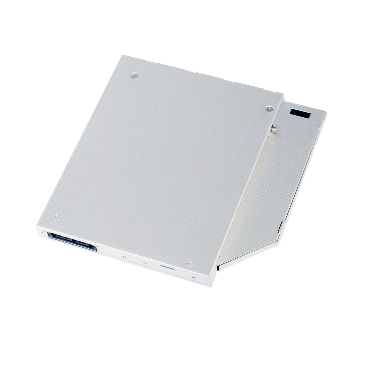 QUMOX Laptop 2nd HDD SSD DVD Bay Caddy Adapter for 2.5''/12.7mm Universal CD/DVD-ROM SATA to SATA Hard Drive External Enclosure