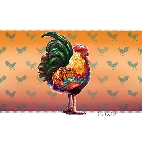 Tervis Rooster Pattern Insulated Tumbler, 1 Count (Pack of 1), Stainless Steel