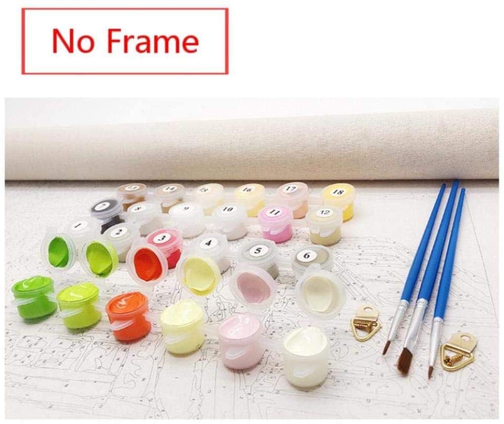 Gywinovo Paint by Number Kit with Acrylic Pigment On Canvas for Adults Beginner - Avenger Infinity Gauntlet 40x50cm 40x50cm Acrylic Pigment-with Paintbrushes