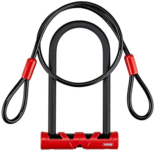 Abus 420/170HB230+USH+COBRA 10/120 - Cavo forcella finale, Black, 23 cm