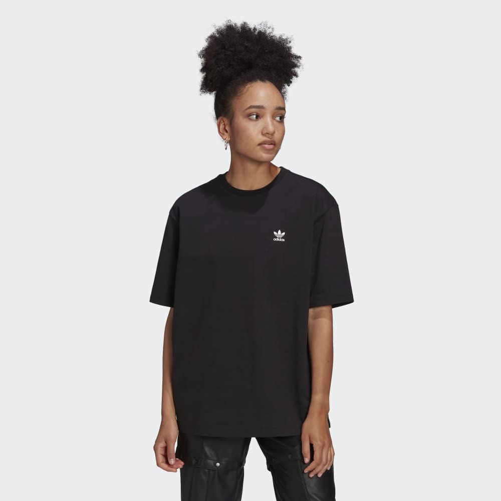 adidas Originals Women's Always Original Loose Graphic Tee, Wonder White, Small