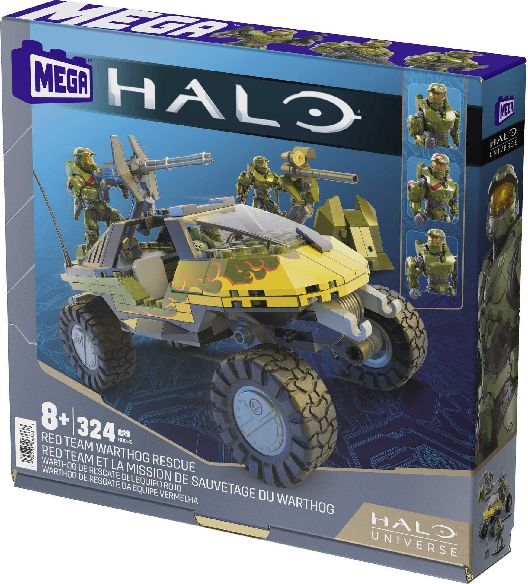 Halo Red Team Warthog Rescue 324 Pieces