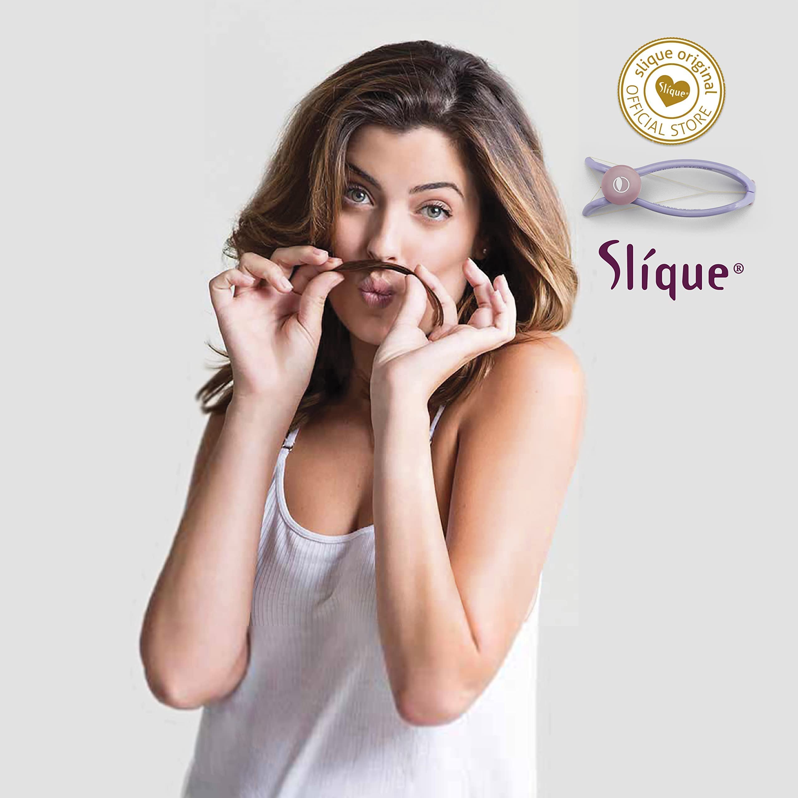 Slique Eyebrow Face and Body Hair Threading and Removal System. Amazing at home quick and painless hair removal system using the ancient technique of Threading to remove ALL unwanted facial hair.