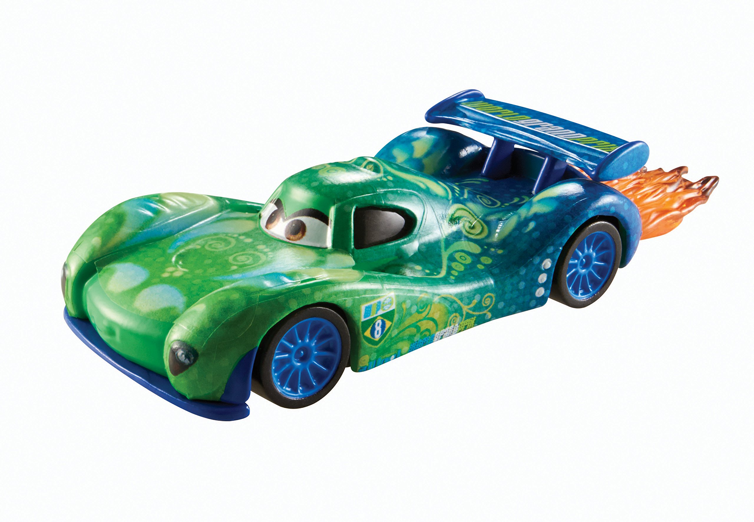 Disney Pixar Cars Carla Veloso with Flames Diecast Vehicle