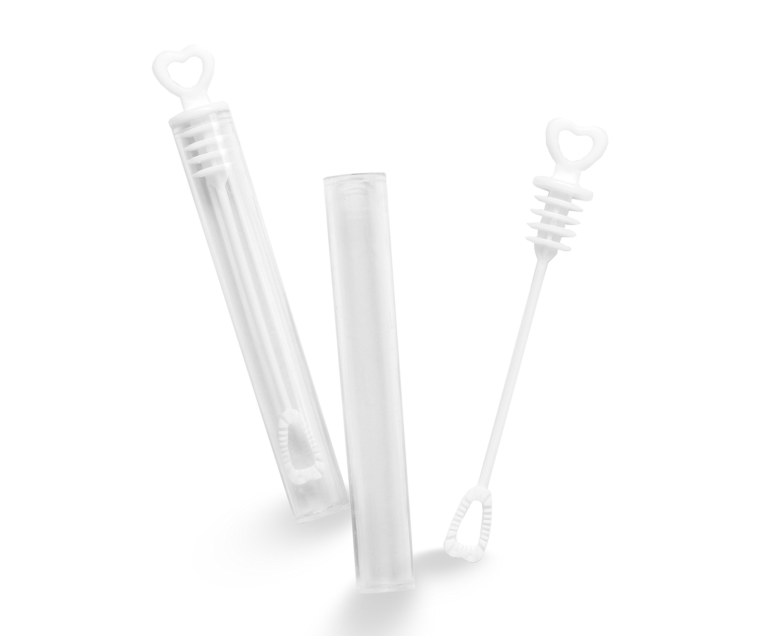 Big Mo's Toys 40 Pack Mini Heart Bubble Wands β Great Wand Bubbles Party Favors for Weddings and Anniversaries