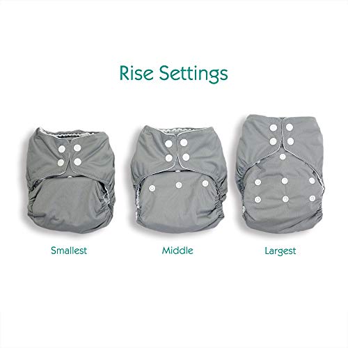Thirsties Natural One Size All in One Reusable Cloth Diaper, Snap Closure, Adventure Trail