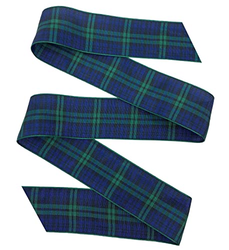 Morex Ribbon 975 Edinburgh Ribbon, 1.5 inches by 27 Yards, Black Watch Tartan