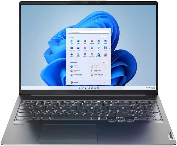 Lenovo Ideapad 5 Pro 16 Laptop 16" 2.5K QHD IPS Display (100% sRGB) AMD Hexa-Core Ryzen 5 5600H (Beats i7-9750H) 8GB RAM 512GB SSD Backlit Keyboard USB-C Win11 + HDMI Cable