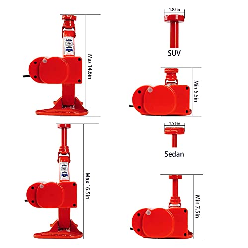 FEANISIFEI Electric Car Jack Kit 3 Ton 12V Electric Car Jack with Impact Wrench Electric Jack for Car SUV Car Emergency Repair Kit
