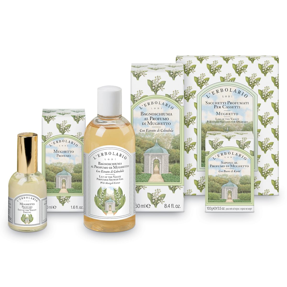 Mughetto (Lily of the Valley) Aqua di Profumo (Eau de Parfum) by L’Erbolario Lodi