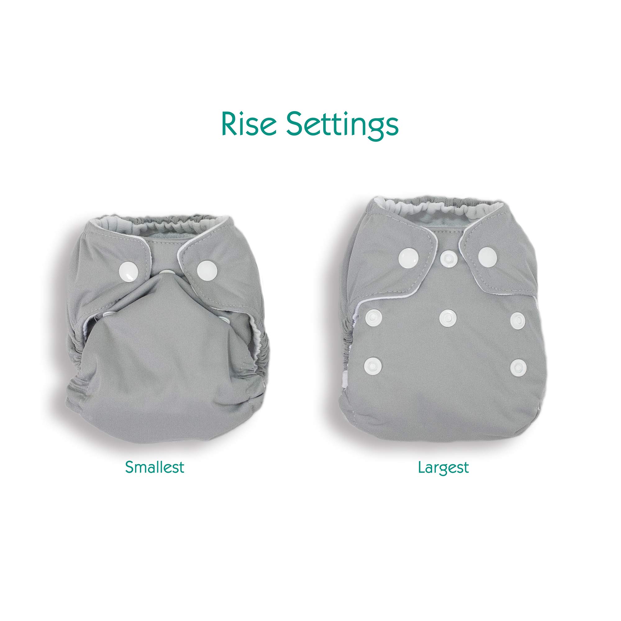 Thirsties Snap Natural Newborn All in One, Adventure Trail