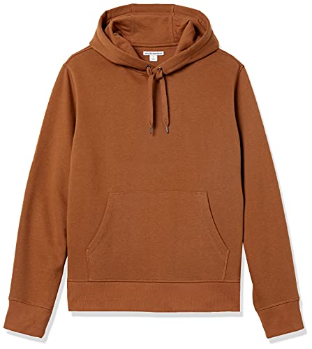 Amazon Essentials Men's Fleece Hoodie (Available in Big & Tall), Toffee Brown, Large