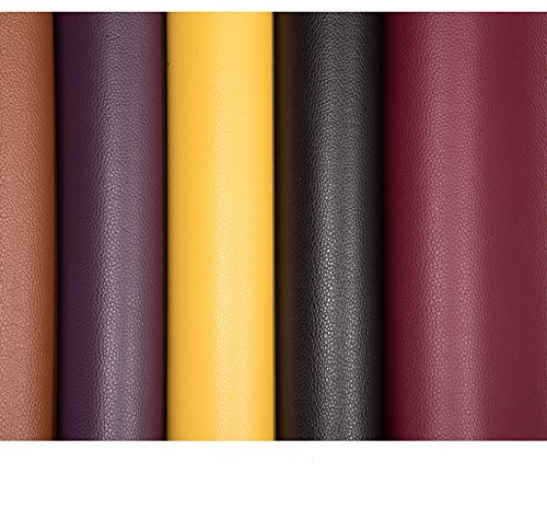 NW 54.0" x 39.4" Leather Repair, Sofa Leather Repair, Car Seat Leather Repair Patch-Adhesive Backing-First Aid for Sofa Car Seat (Dark Brown)