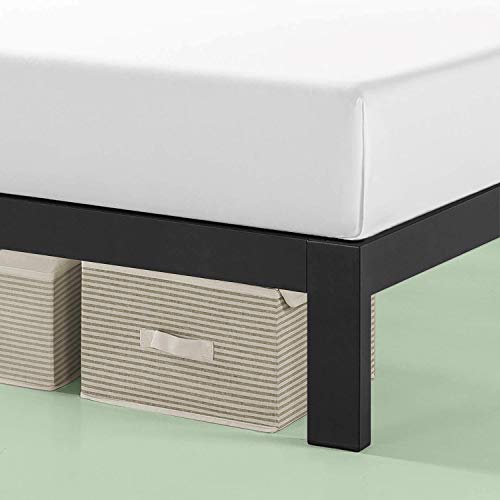 ZINUS Arnav Metal Platform Bed Frame with Headboard / Wood Slat Support / No Box Spring Needed / Easy Assembly, Twin