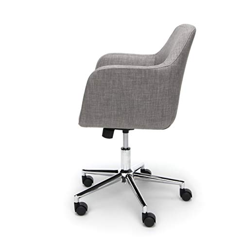 OFM ESS Collection Upholstered Home Office Desk Chair, Grey