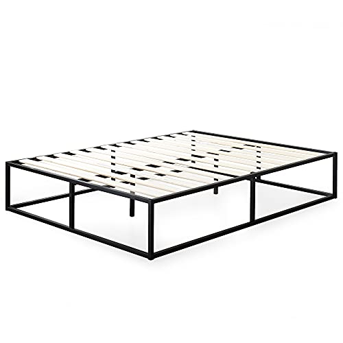 ZINUS Joseph Metal Platforma Bed Frame / Mattress Foundation / Wood Slat Support / No Box Spring Needed / Sturdy Steel Structure, Queen