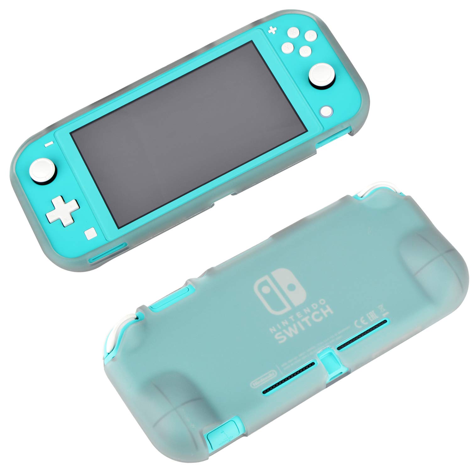 Accessories for Nintendo Switch Lite - 18 Pieces Accessories Bundle with Carry Case,Soft Pouch,TPU Cover,2 Tempered Glass Screen Protector,Thumb Grips Caps and More for Nintendo Switch Lite