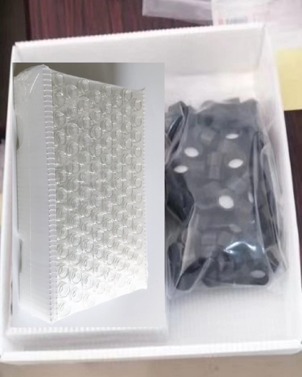 LabZhang 100 Pcs Glass Vials with Screw Caps, Small Liquid Sample Vial, Leak-Proof Vial (5ML, Clear)