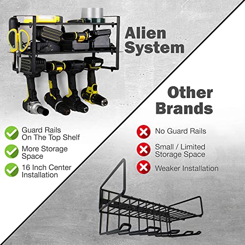The Cosmic tool organizers and storage rack system β Magnetic tool holder 5 Pack, Mop and broom holder 3 Pack and Power tool organizer to take care of your garage organization needs