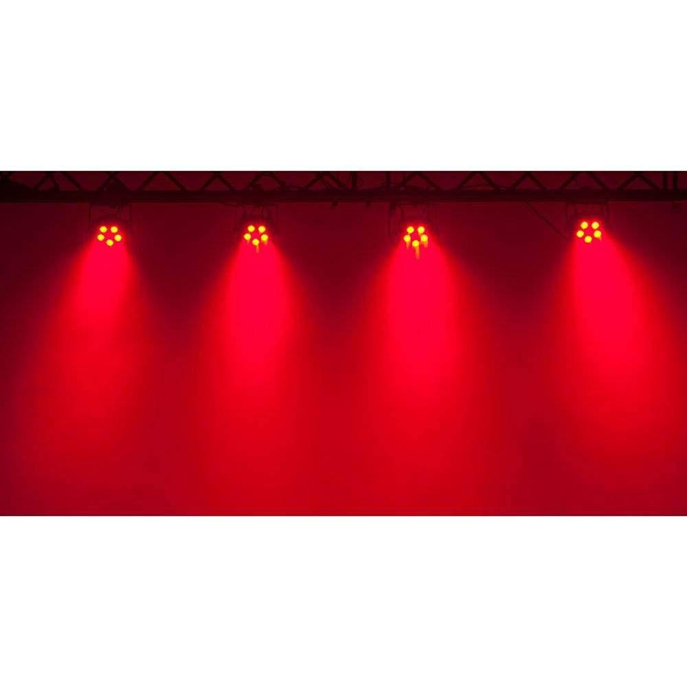 American DJ Mega Hex Par Low Profile LED RGBAW + Can Wash Effect Light (2 Pack)