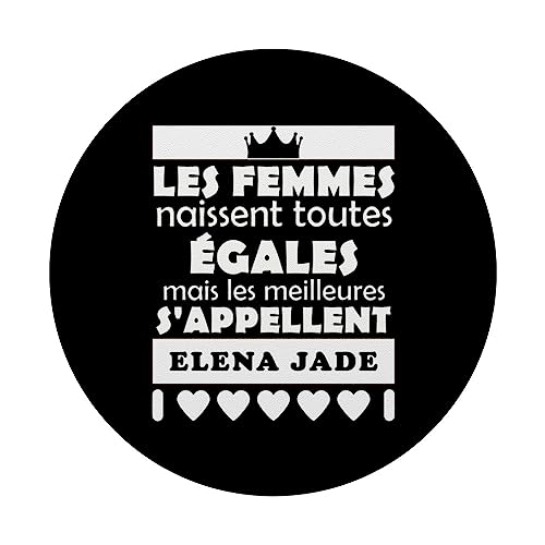 les femmes naissent toutes egales Elena jade PopSockets Swappable PopGrip