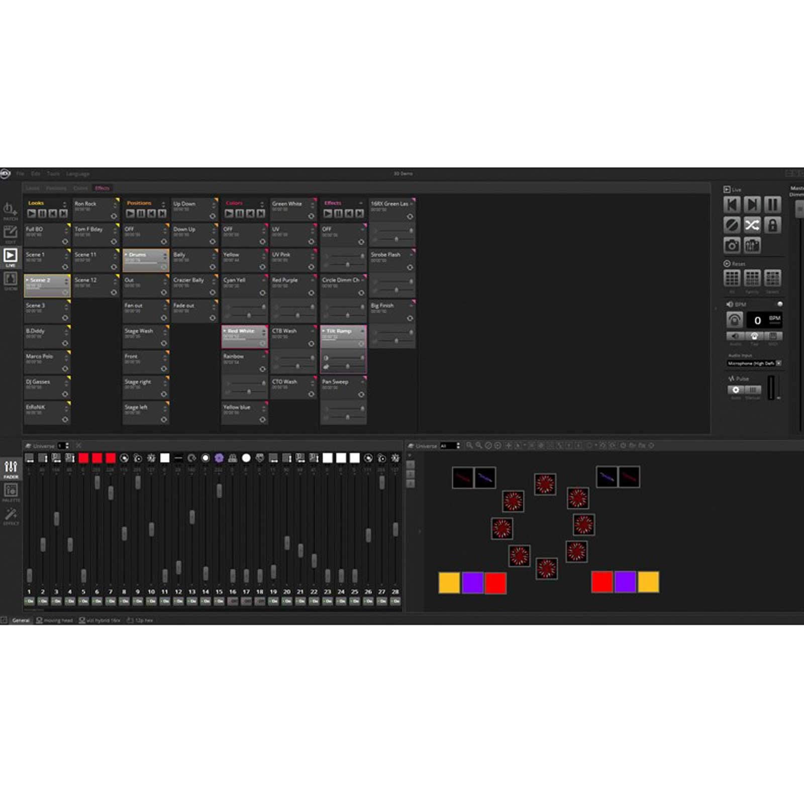 American DJ MyDmx 3.0 DMX Lighting Software and USB-DMX Interface Package