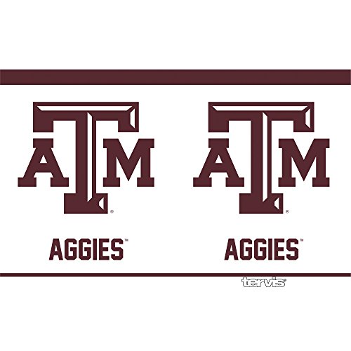 Tervis Triple Walled Texas A&M University Aggies Insulated Tumbler Cup Keeps Drinks Cold & Hot, 20oz - Stainless Steel, Tradition