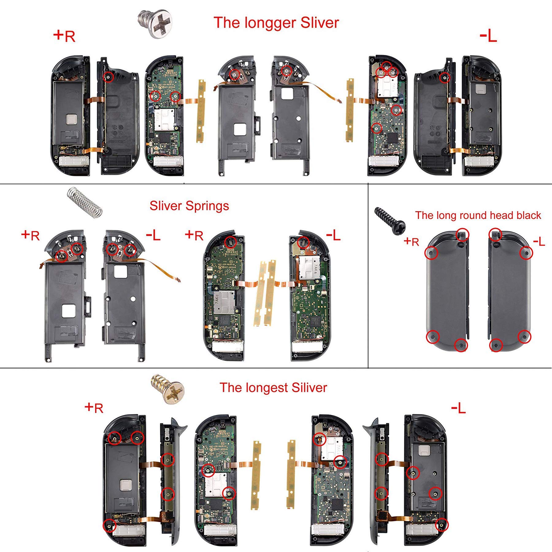 eXtremeRate Soft Touch Grip Back Plate for Nintendo Switch Console, NS Joycon Housing Shell (D-Pad Version) with Full Set Buttons, DIY Replacement Shell for Nintendo Switch - White
