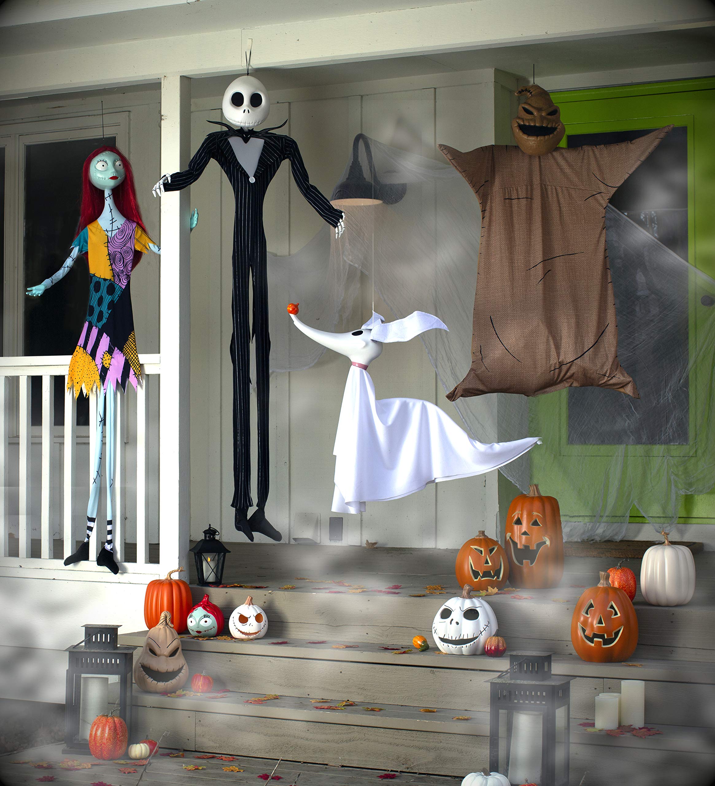 Disney The Nightmare Before Christmas Jack Skellington Light Up Full Size Poseable Hanging Character Decoration