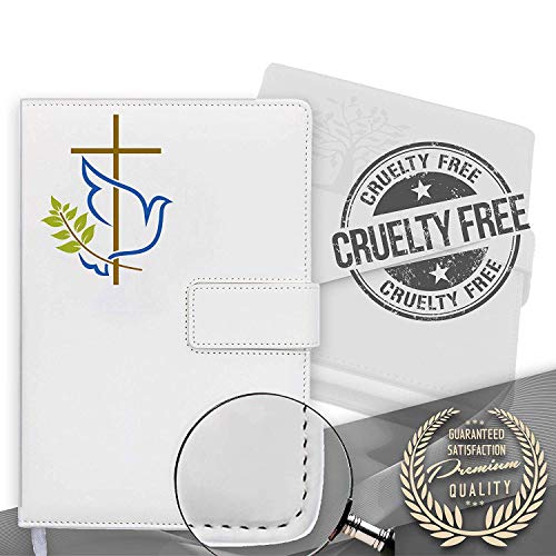 The Peace Dove Journal | 5x8 Inches, 200 Lined Pages, Magnetic Clasp, Refillable | Diary, Cute Notebook Journal, Personal Journal for Women or Men